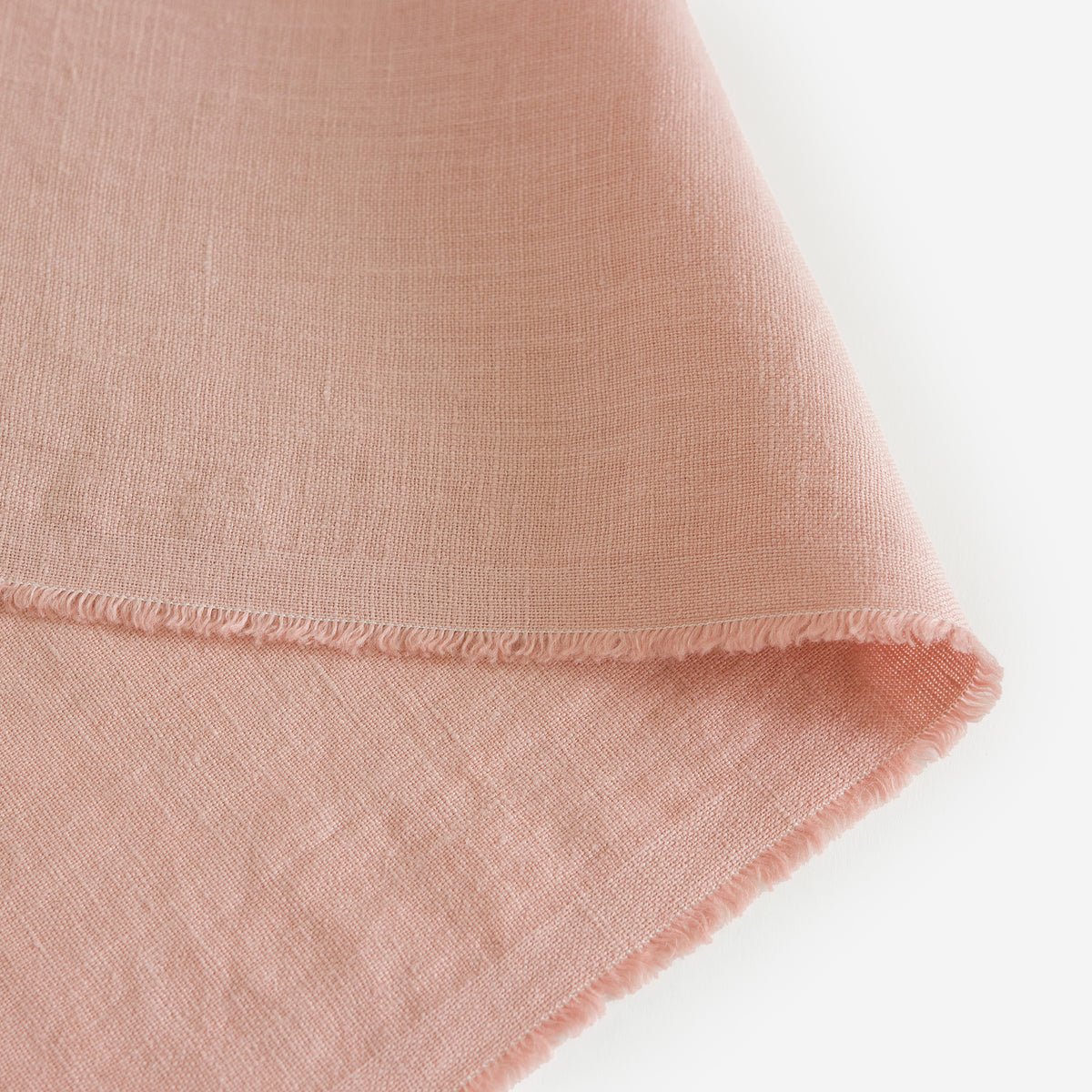 בד פשתן מכובס Pink Salt - Washed Linen – FiberFeels